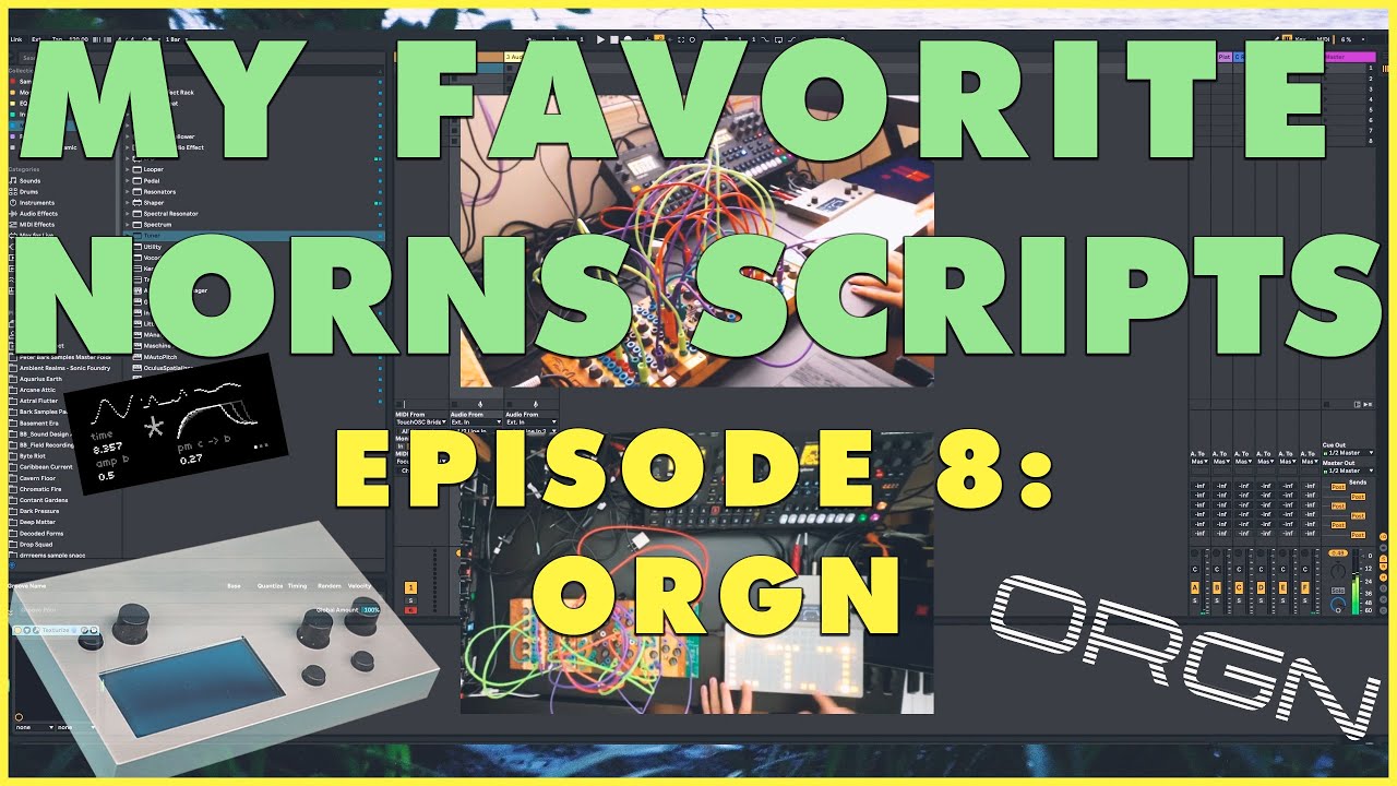 My Favorite Norns Scripts Episode 8: ORGN - YouTube
