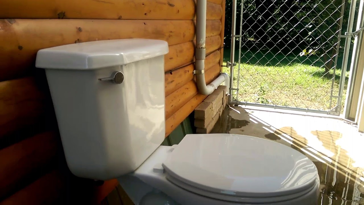 2001 Peerless Pottery Madison toilet flushing - YouTube