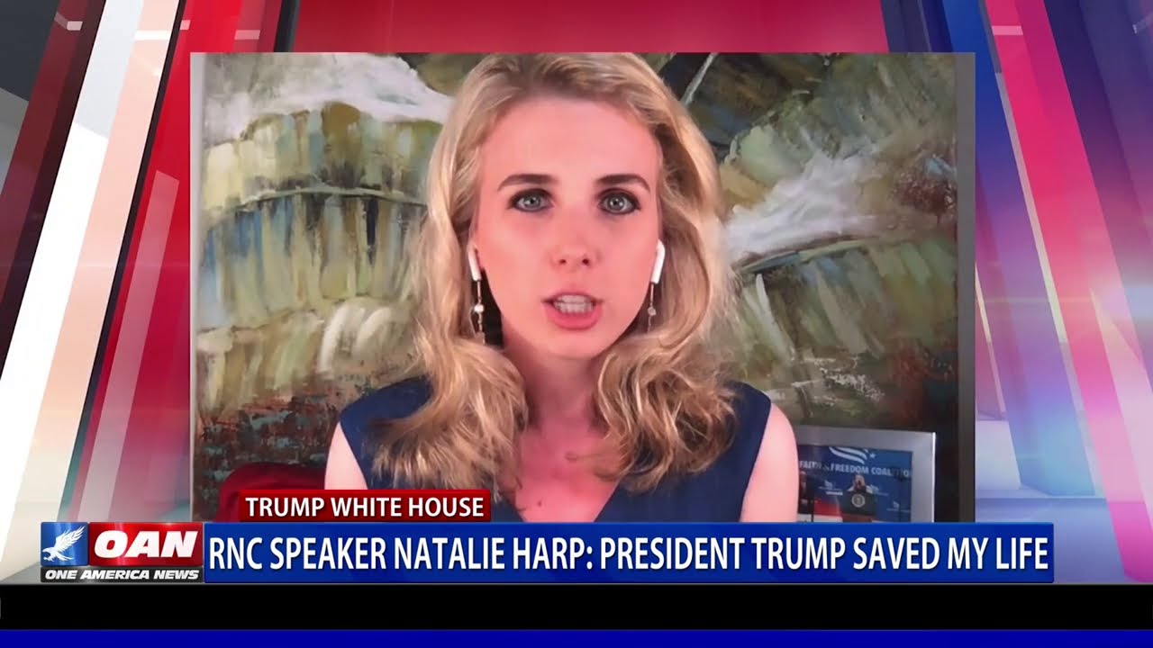 Rnc Speaker Natalie Harp Says President Trump Saved Her Life Youtube