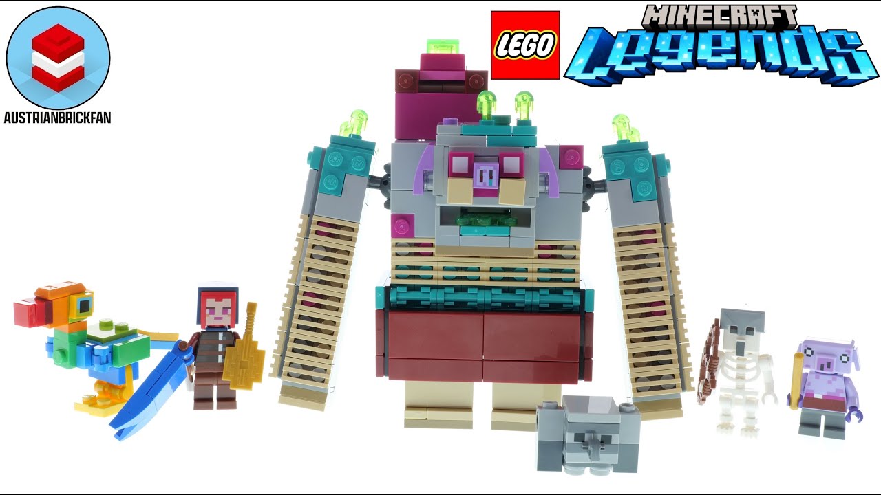 LEGO Minecraft 21257 The Devourer Showdown Speed Build Review - YouTube
