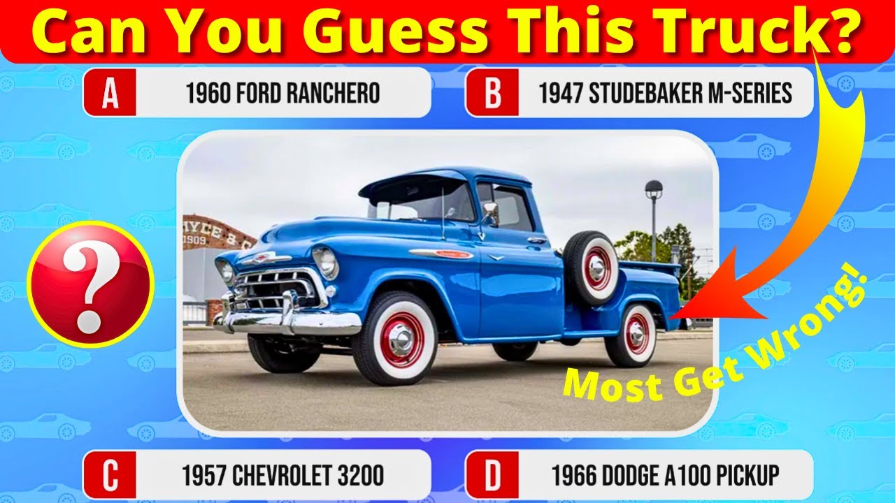 Can YOU Pass This Classic Pickup Truck Quiz? | Car Quiz Challenge - YouTube