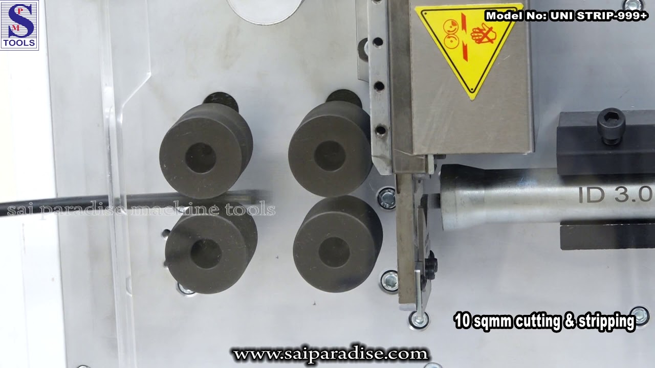 Fully Automatic Cutting & Stripping Machine (UNI STRIP 999+) - YouTube