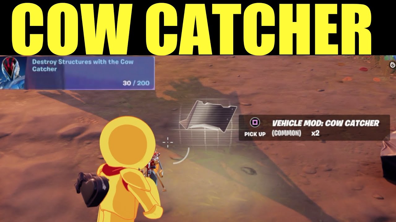 destroy structures with cow catcher - Fortnite COW CATCHER Location ...