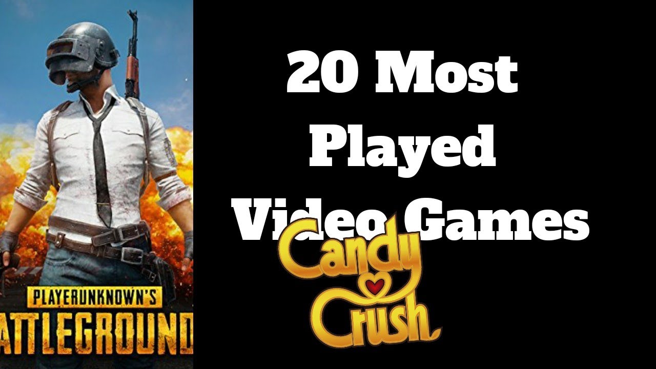 Top 20 Most Played Video Games (comparison) By Monthly Players - YouTube