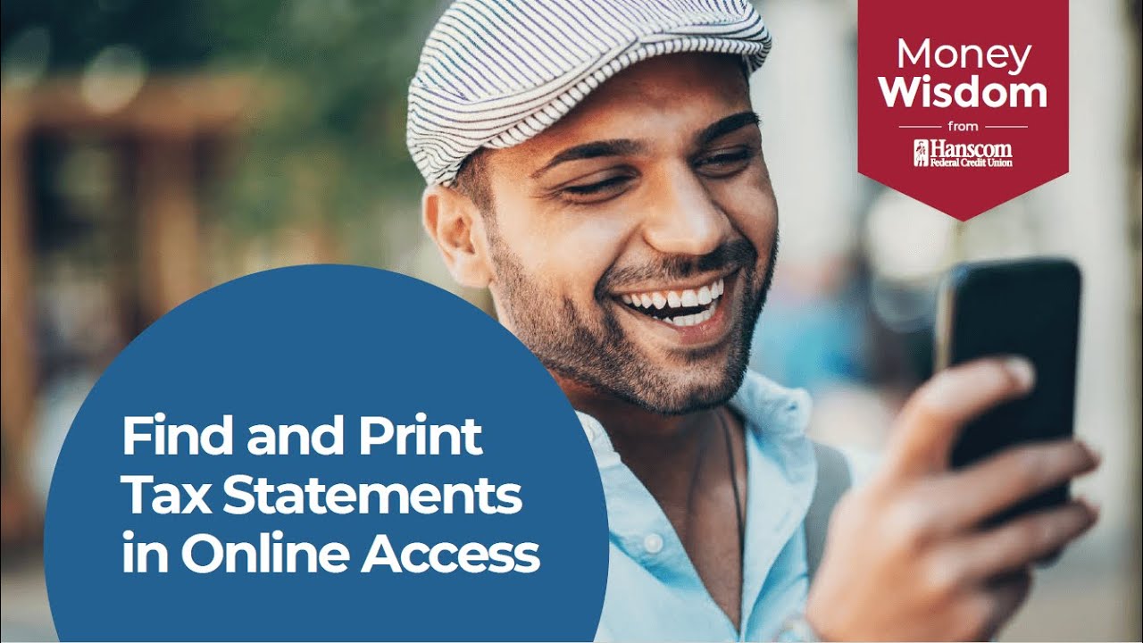 Find and Print Tax Statements in Online Access - YouTube
