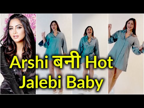 Arshi khan is seen in a never seen before hot andaaz and has become our jalebi baby