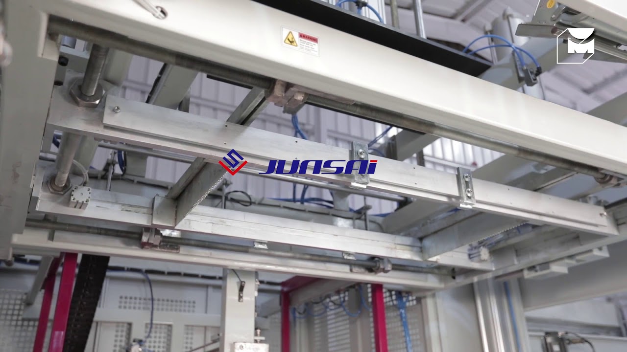 Pressing frame fully automatic adjustment - YouTube