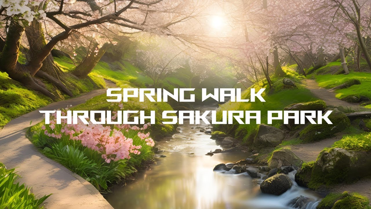 🌸 Spring Walk: Gentle Birdsong & Flowing Creek for Deep Relaxation 🌿 ...