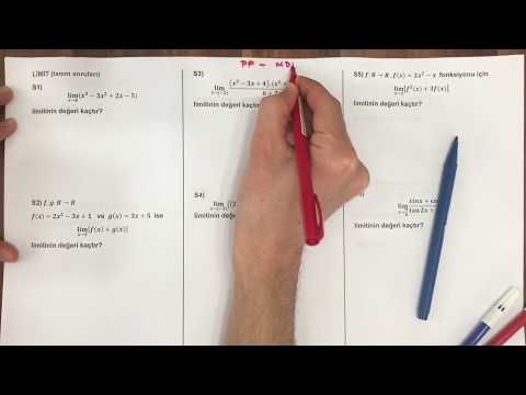 LİMİT - 5 ( Soru çözümü)