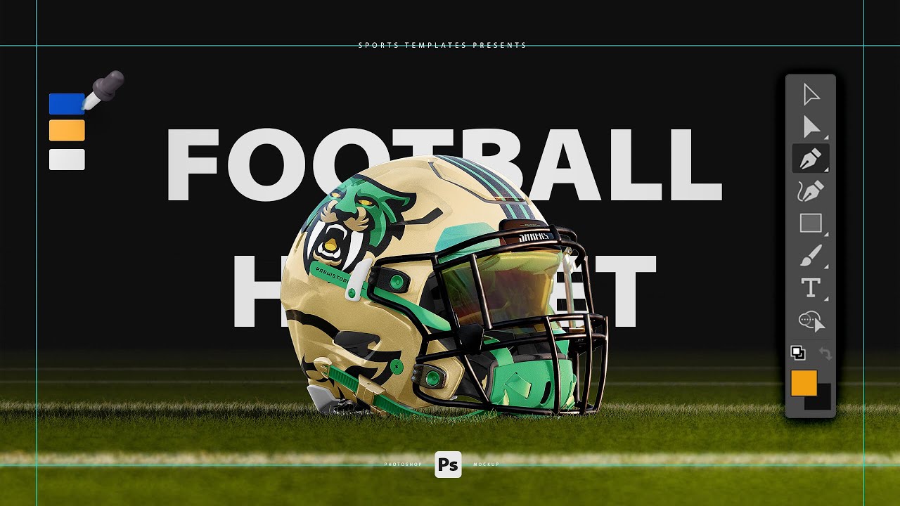 Realistic Football Helmet Tutorial - YouTube