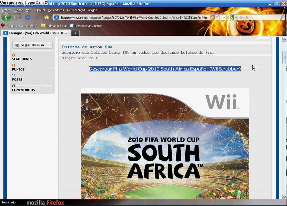 Descargar Fifa World Cup 2010 South Africa Español (WiiScrubber) - YouTube