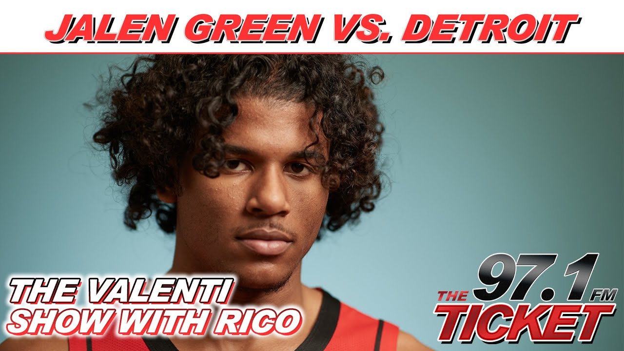 The Valenti Show w/ Rico - Jalen Green Criticizes The City Of Detroit ...