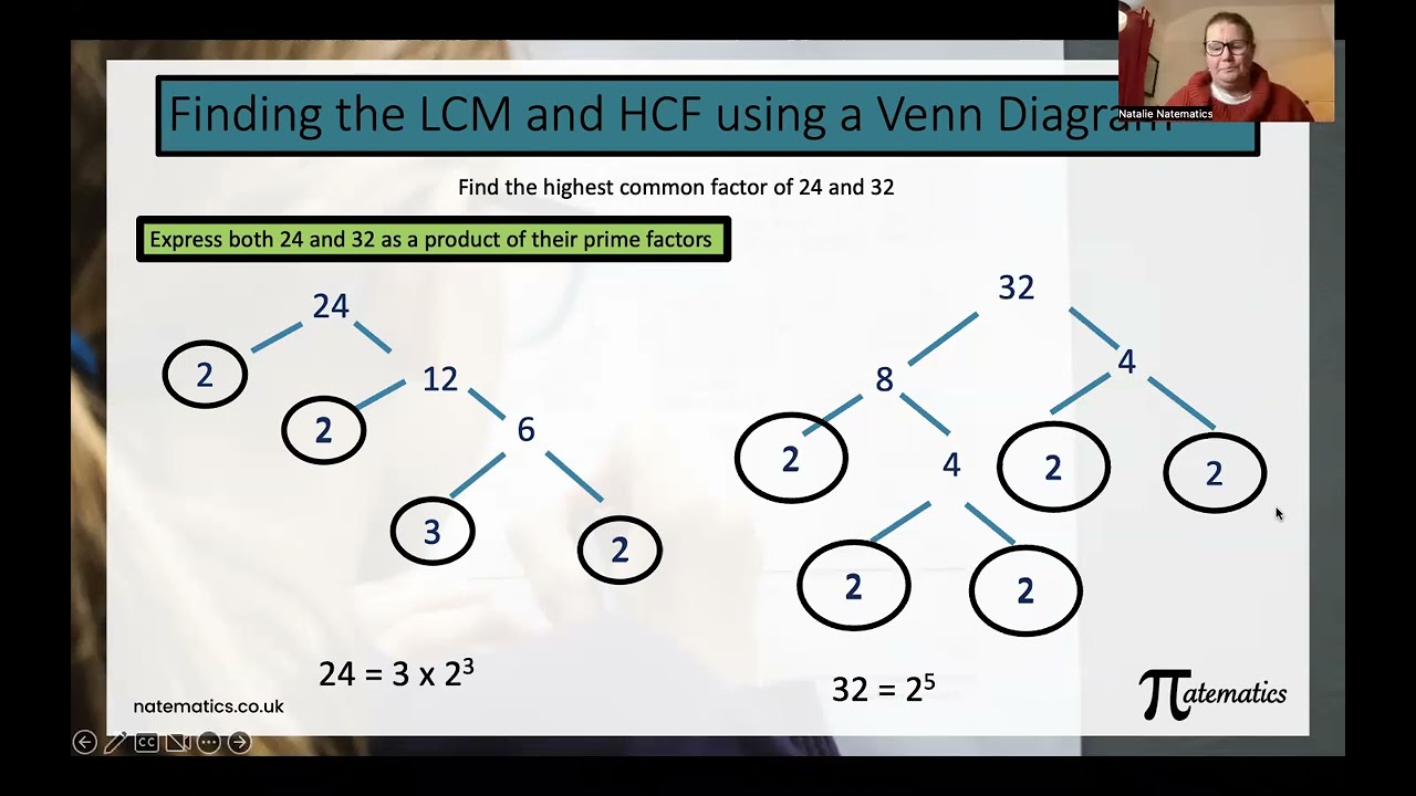 Using Venn Diagrams To Find The HCF And LCM Of Two Numbers Maths Help Using Venn Diagrams To Find The HCF And LCM Of Two Numbers Maths Help
