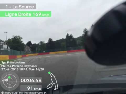 Philippe Meert Francorchamps Cayman S - YouTube