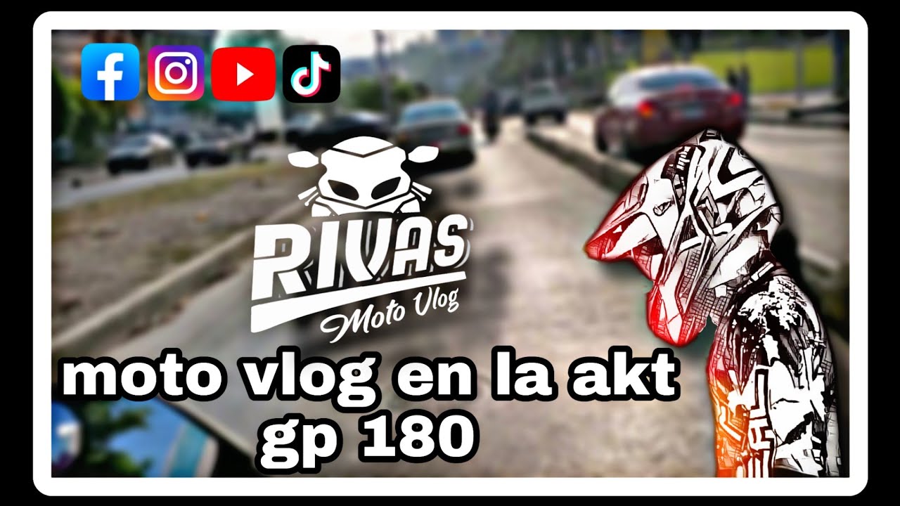 moto vlog en la aktr gp 180 - YouTube