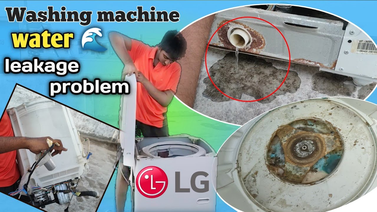 LG washing machine water leakage problem||LG washing Machine repair ...