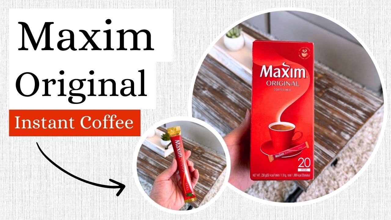 Maxim Original Instant Coffee - YouTube