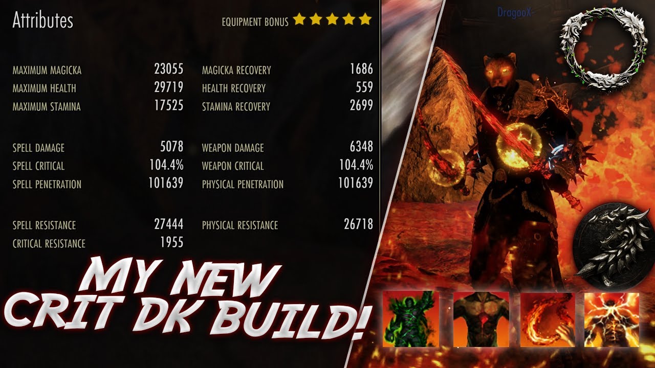 MOST BROKEN Dragonknight PvP Build in ESO 🔥 INSANE DAMAGE | SOLO 1vX ...