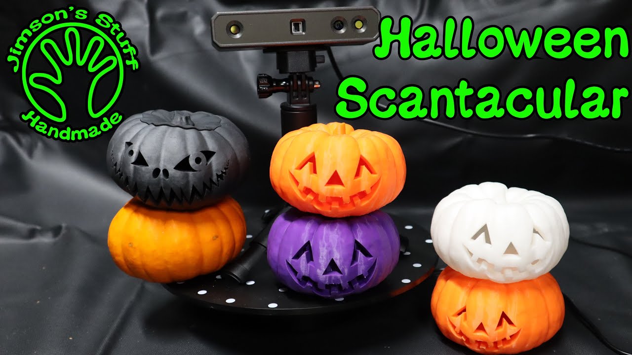 Scanning Halloween Pumpkins with the Revopoint Mini 3D Scanner - YouTube