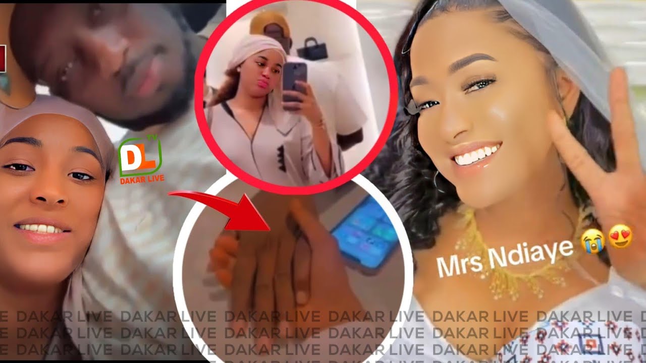 Les premieres images du couple aziz ndiaye et sa 2eme femme aicha rassoul gning de thies - YouTube
