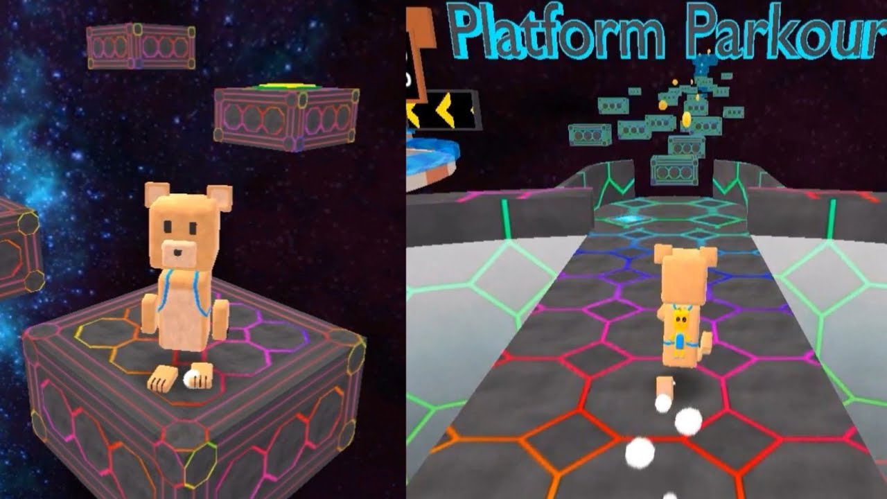 Platform Parkour Arcade - Super Bear Adventure - YouTube