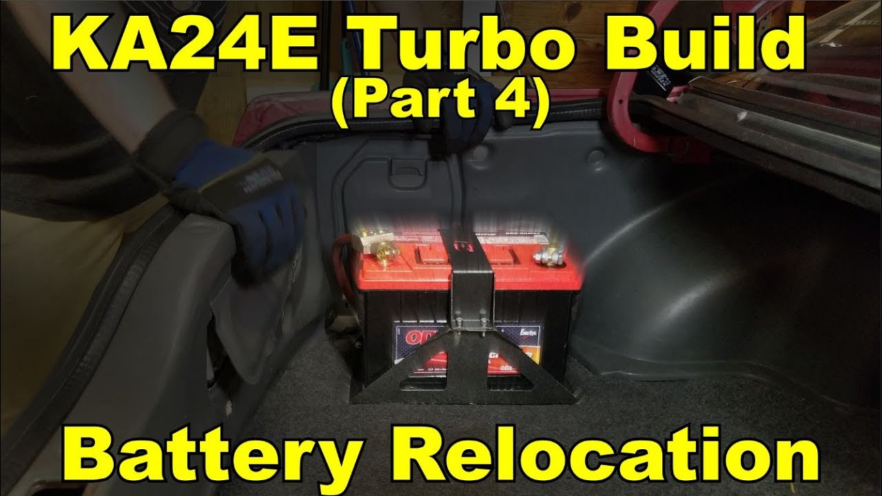KA24ET Series - Battery Relocation (Part 4) - YouTube