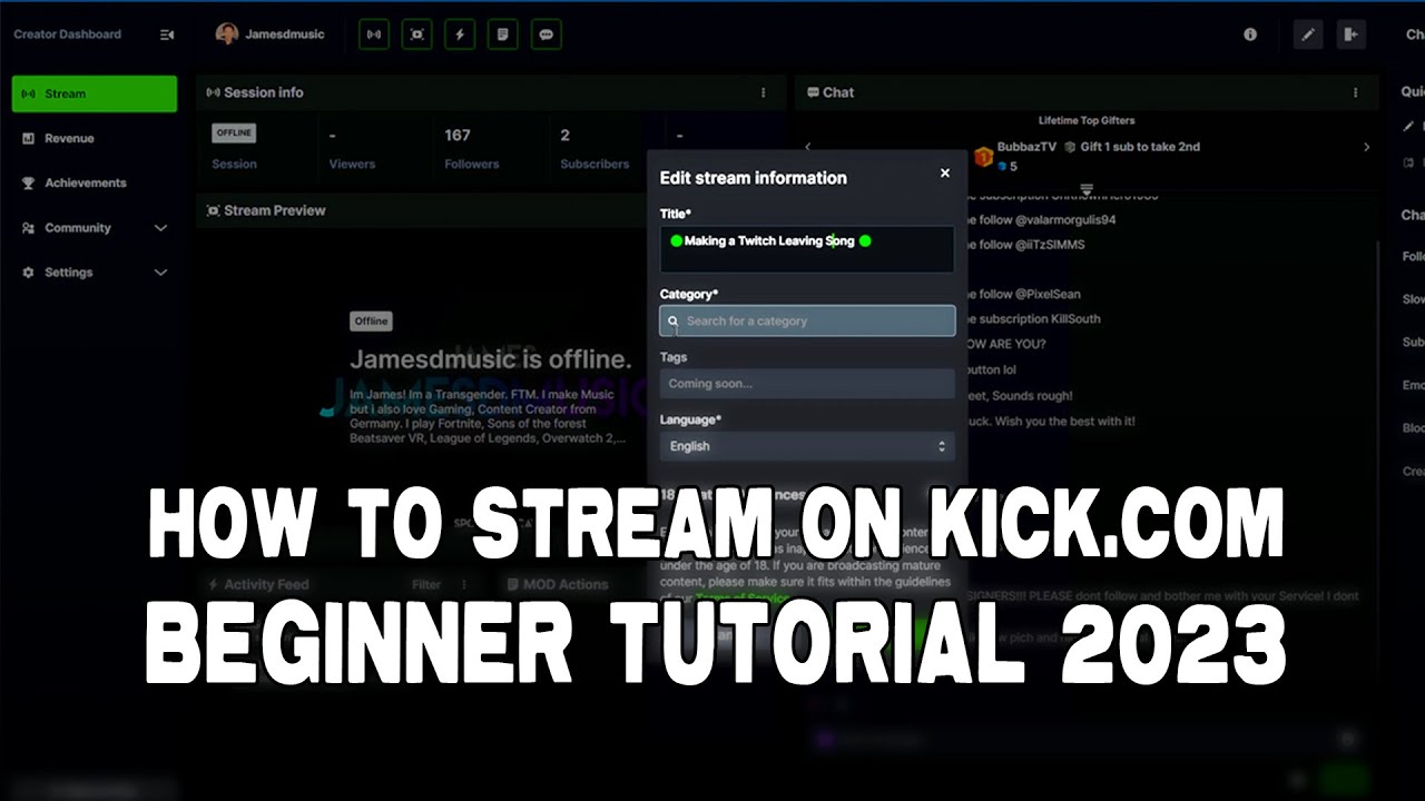 How To Stream On Kick With OBS ⚙️ Best Settings For Streaming On Kick ...