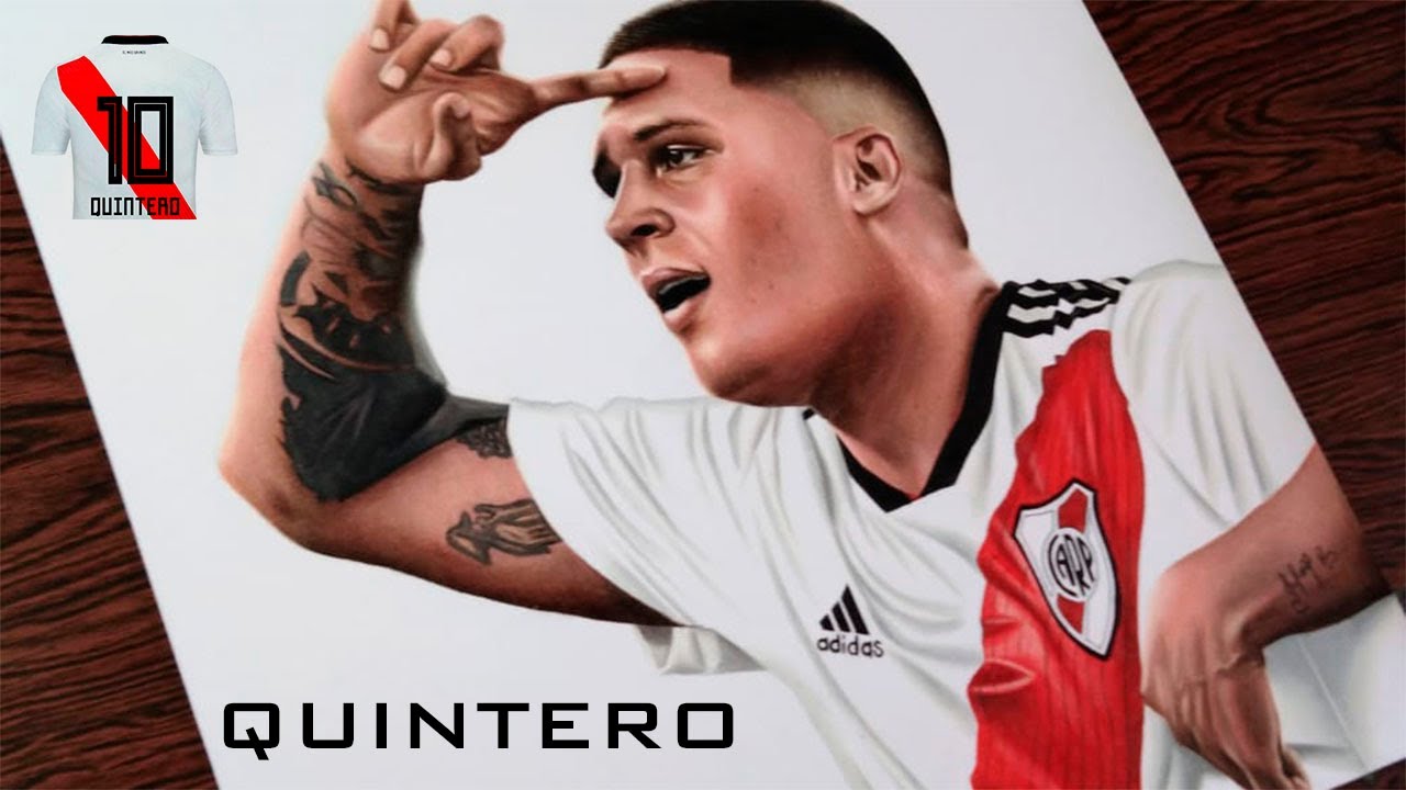 Dibujando Juanfer Quintero - YouTube
