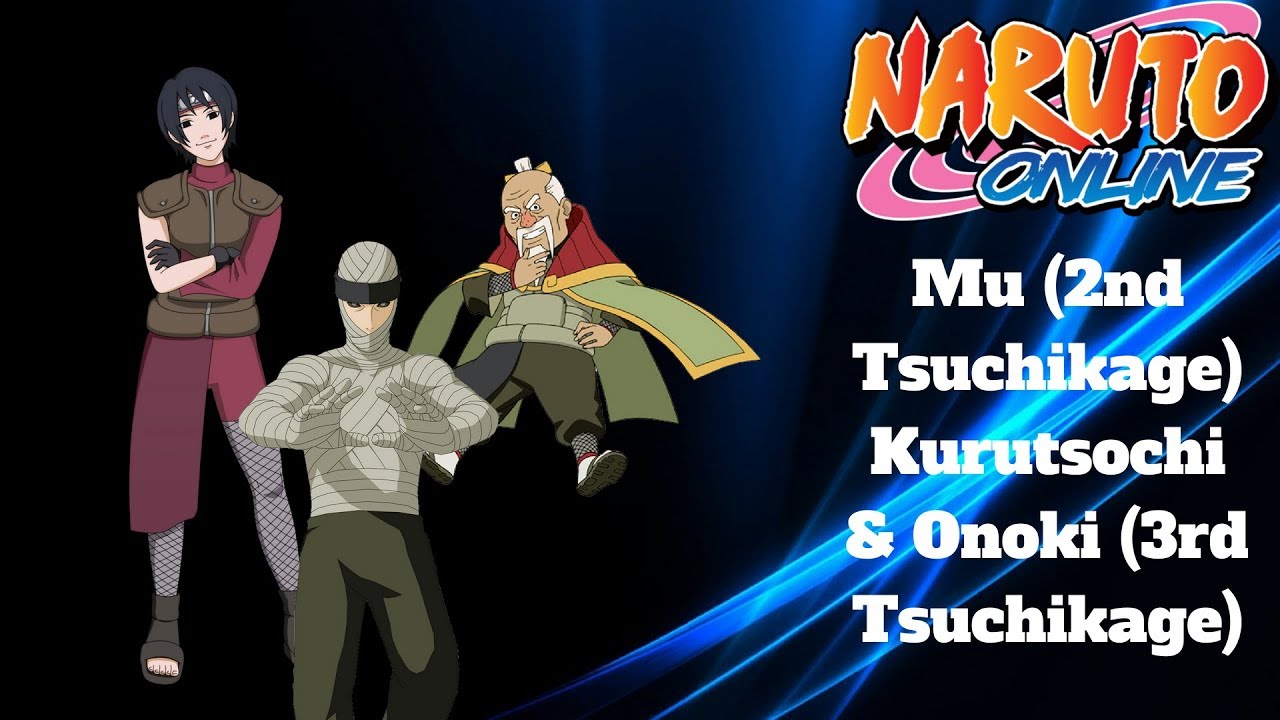 Naruto Online | Mu (2nd Tsuchikage), Kurotsuchi & Onoki (3rd Tsuchikage ...