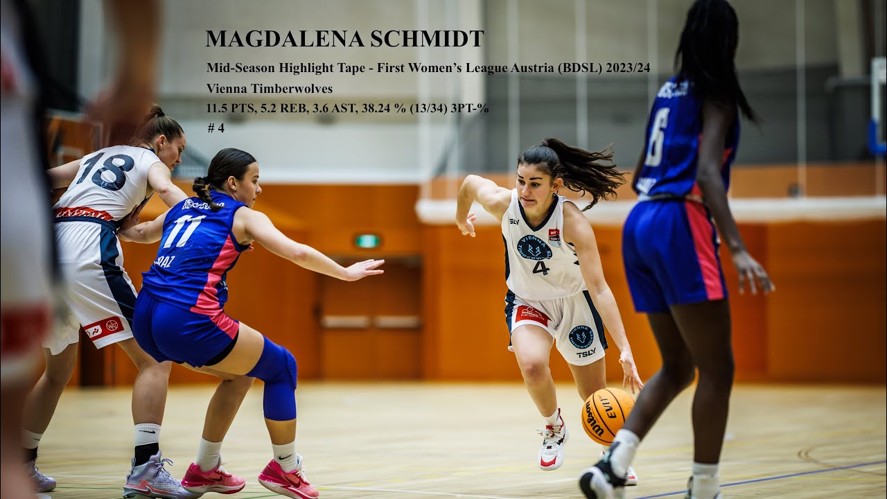Magdalena Schmidt Mid-Season Highlight Tape 2023/24 - YouTube