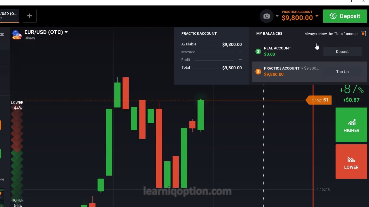 How to Change Practice account to Real account and Top up Practice ...