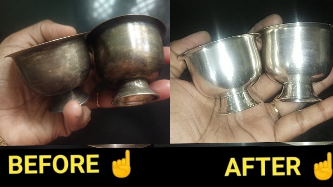 How to clean silver items/how to clean silver jewlery at home/Easy ...