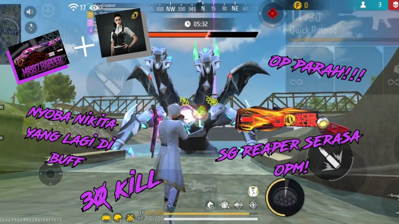 SG REAPER SERASA OPM? PAKE COMBO SKILL KARAKTER INI AUTO CANDU -30% ...