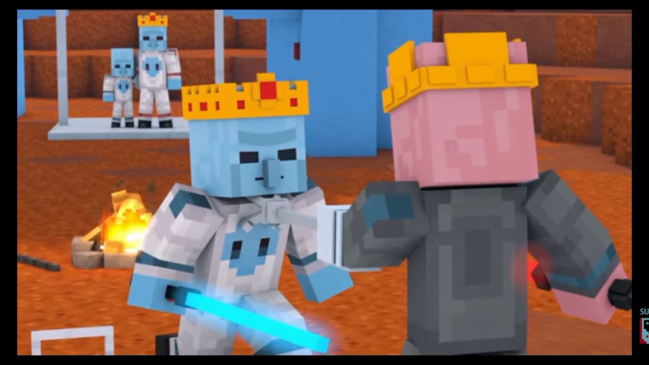 Alien & village live 1 Minecraft animation - YouTube