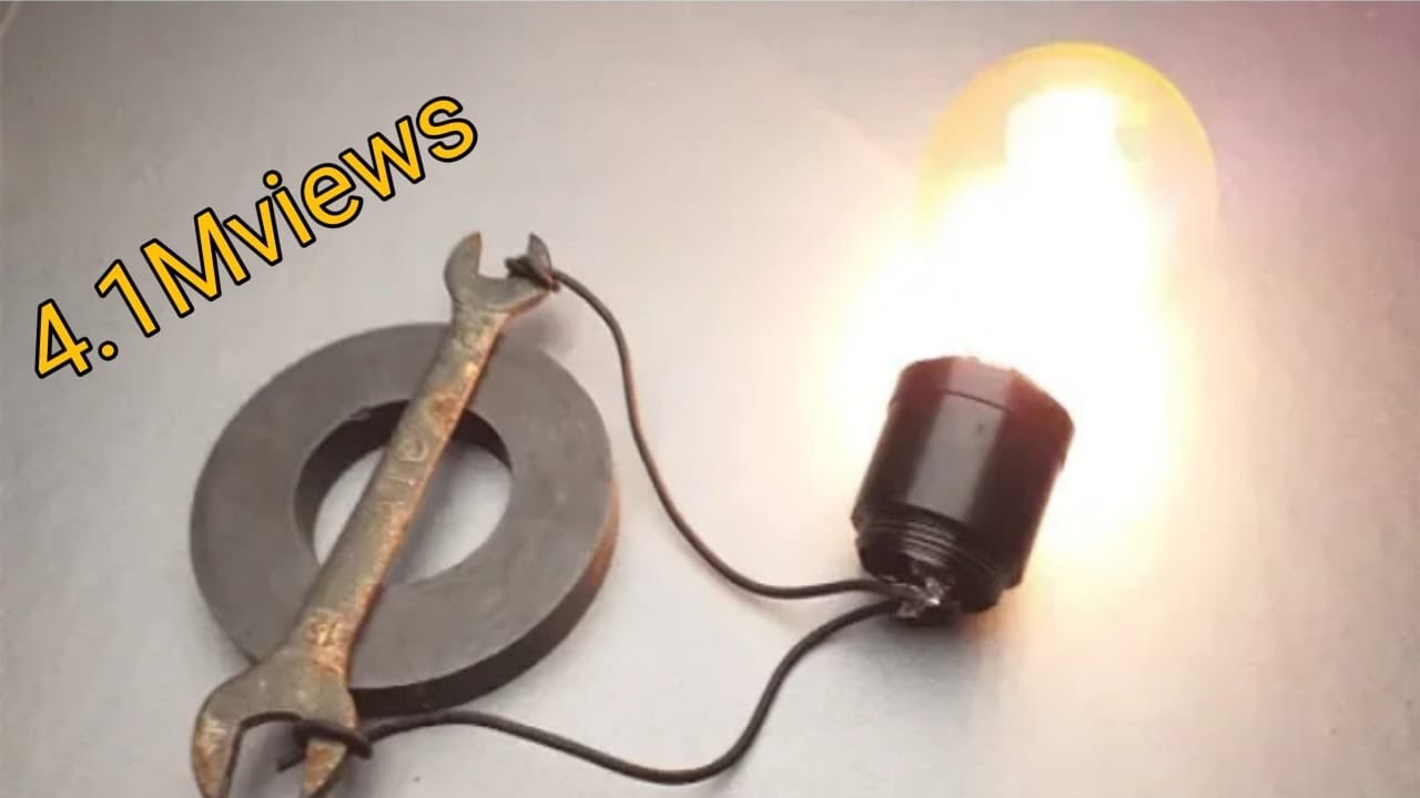 Electric science free energy with using magnet light bulb at home 2023 ...