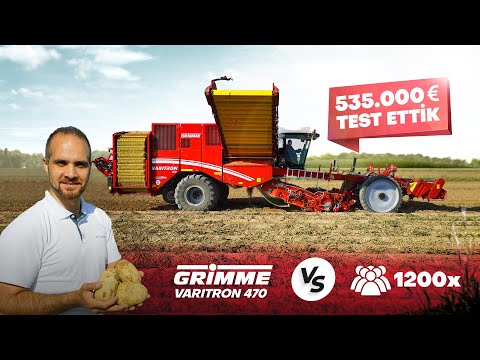 12.400.000 TL’lik Makinayı Denedik! | Grimme Varitron 470 | 1200 Kişinin İşini Yapıyor!