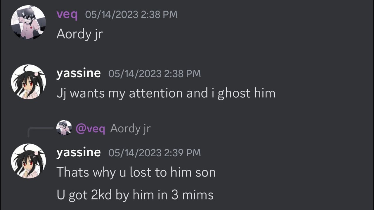 TRASH EQ CLAN & YASSINE FANNING THEIR GOD AORDY (DISCORD PACKING ...