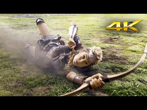 The Amazons vs Steppenwolf | Justice League 4k SDR