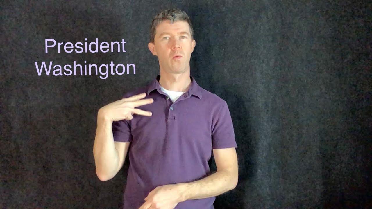 Who was George Washington? for kids (ASL) - YouTube