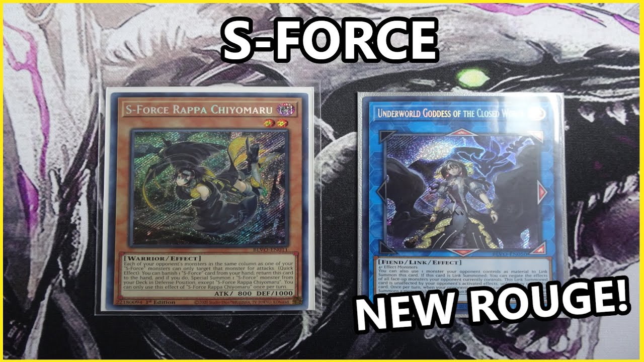 Yu-Gi-Oh! S-FORCE DECK PROFILE! AN UNPREDICTABLE ROGUE DECK! - YouTube