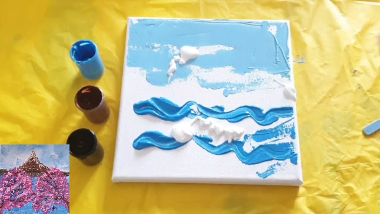 Paint to relax. Satisfying art. DIY Painting. Abstract painting - YouTube