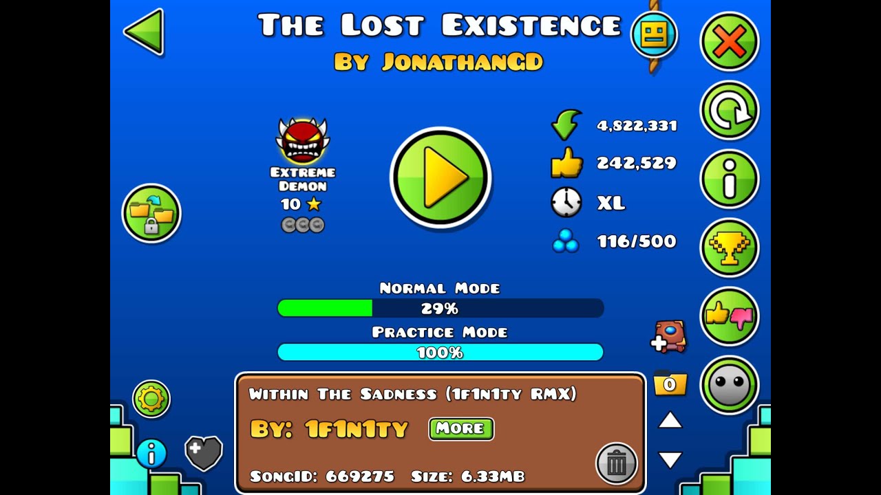 The lost existence stream 1 (LEVEL REQUESTS OPEN) #geometrydash #gd ...