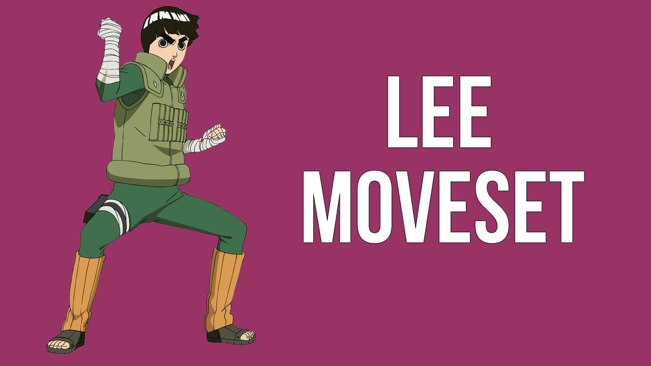 Naruto Storm Revolution - Lee Complete Moveset - YouTube