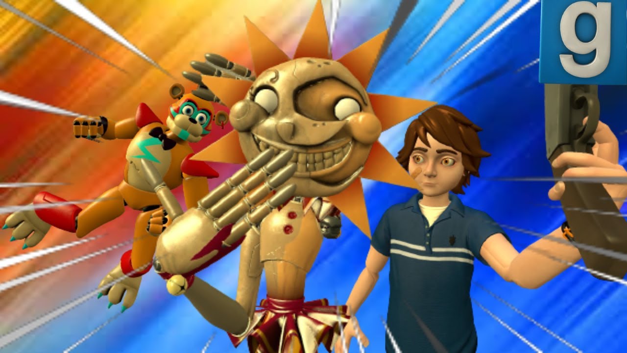 Gmod FnaF | Freddy And Gregory Find Sundrop Playing Fortnite! - YouTube