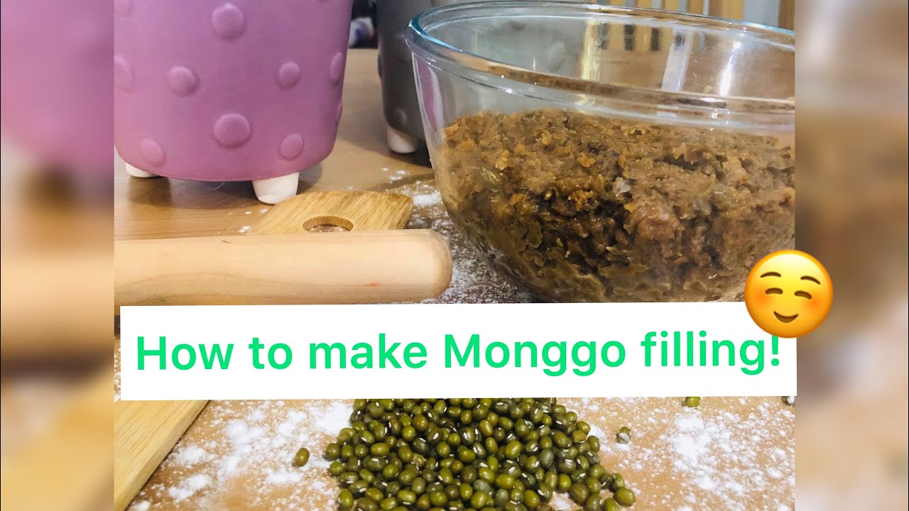 How to make Monggo Filling for buchi - YouTube