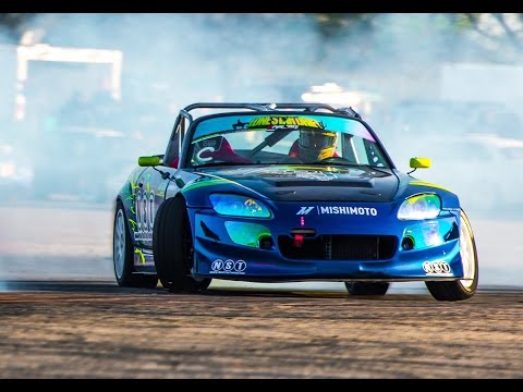 Honda S2000 Drift Car on track