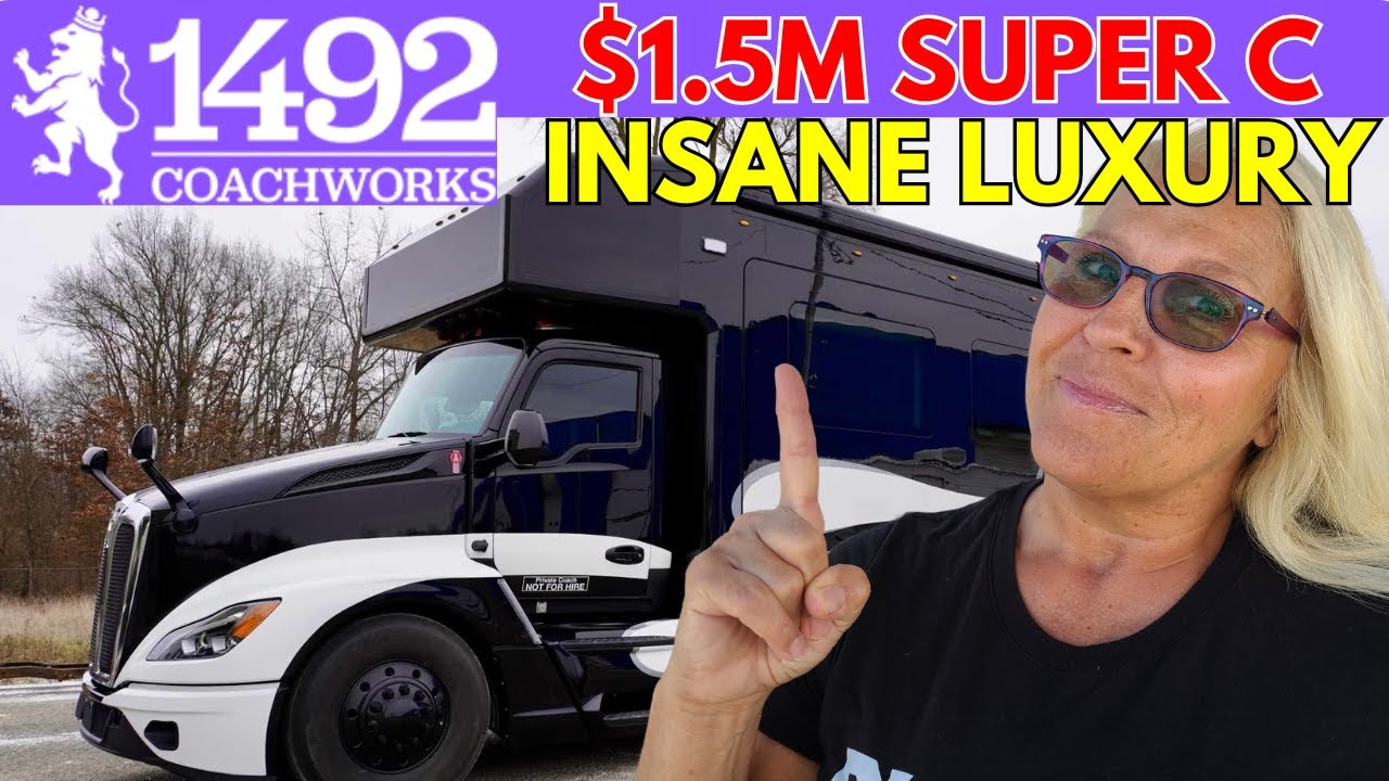 $1.5M LUXURIOUS SUPER C RV HIGH END BUILD~NEXT-LEVEL DESIGN~ Custom ...