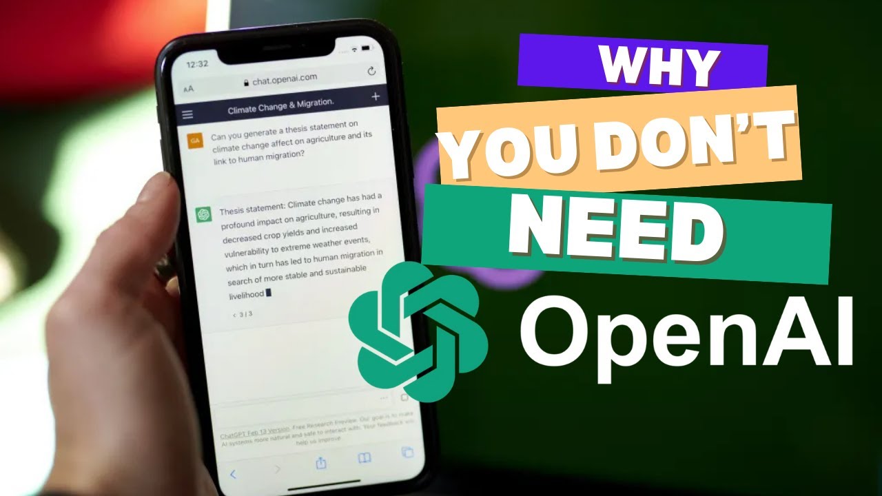 Why you don't need OpenAI (ClosedAI) - YouTube