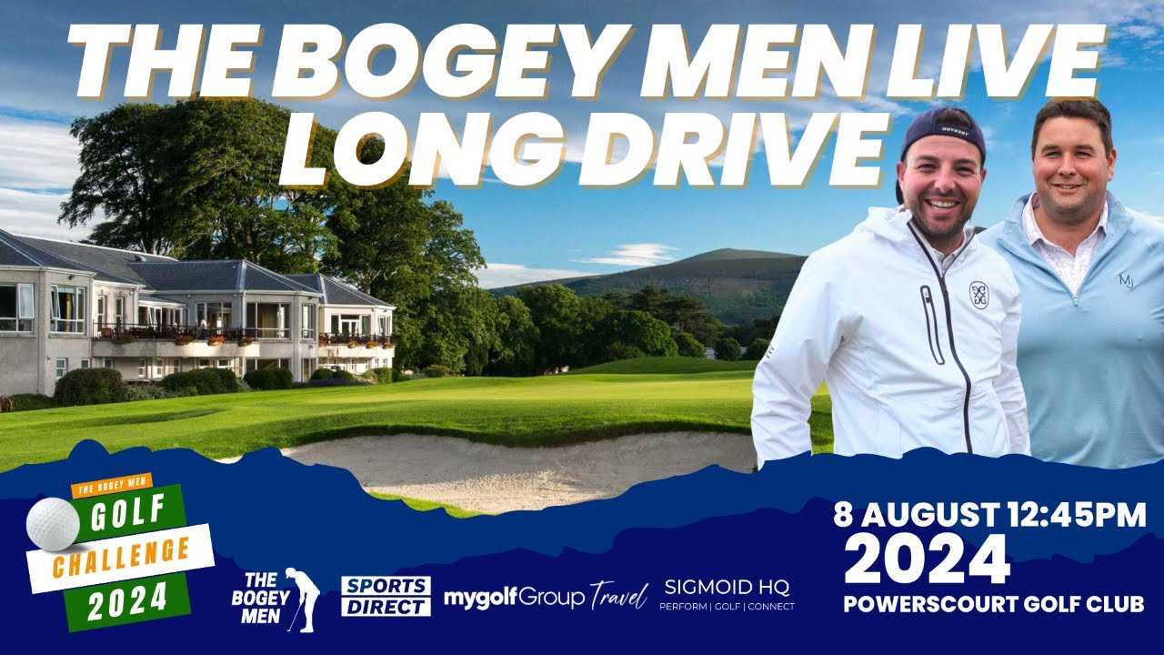 The Bogey Men Live | Long Drive Challenge From The Bogey Men Golf Day ...