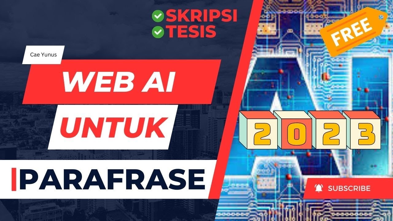 Website AI Parafrase Terbaik 2023 || Eps. 23 - YouTube